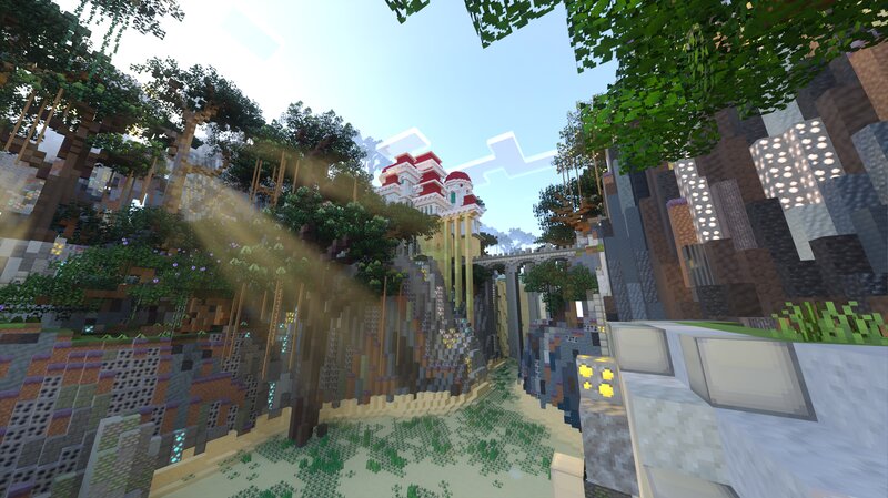 1 Hour Build Challange In RTX Minecraft Map