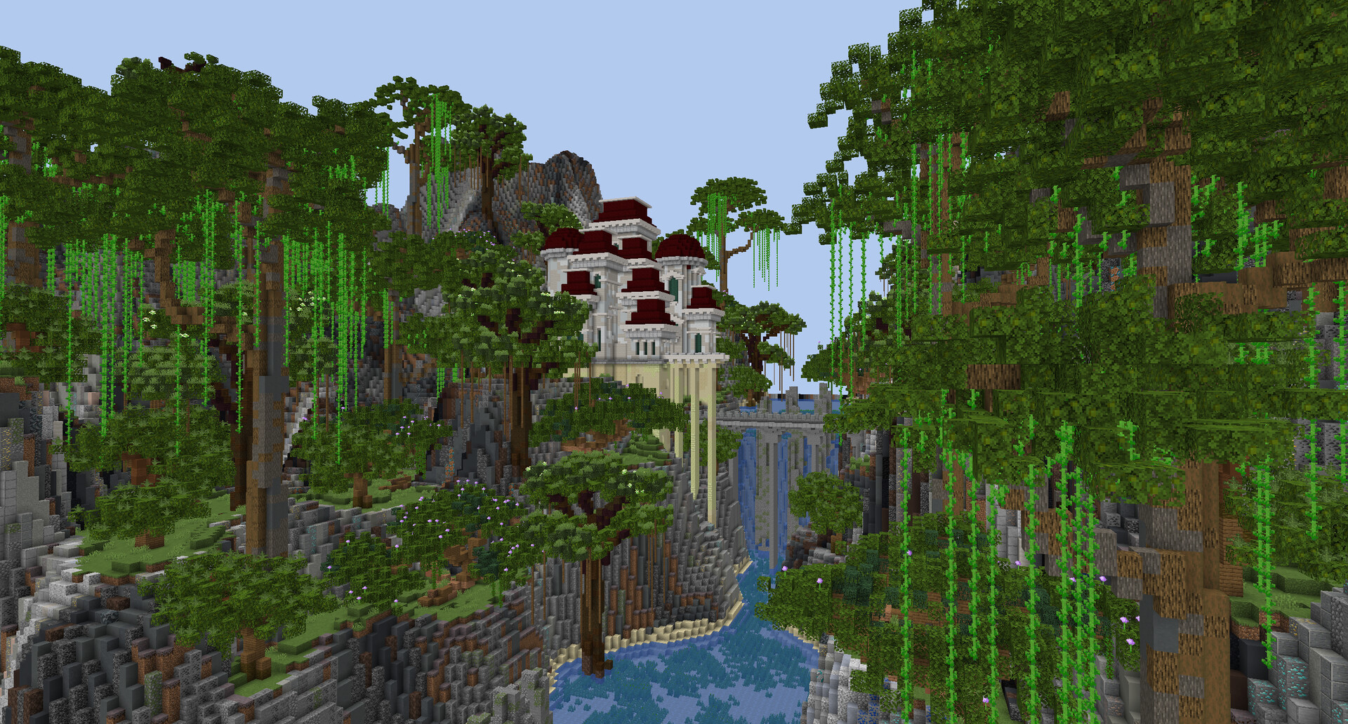 1 Hour Build Challange In RTX Minecraft Map