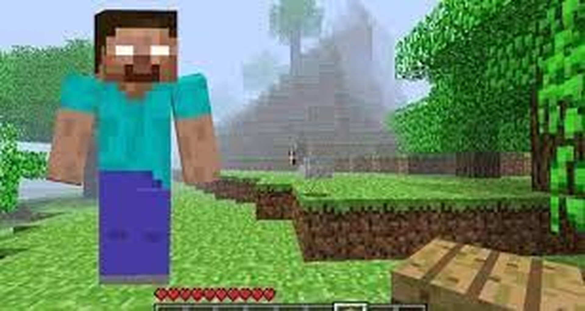 The world where the story of Herobrine begins (please use minecraft 1.0 ...