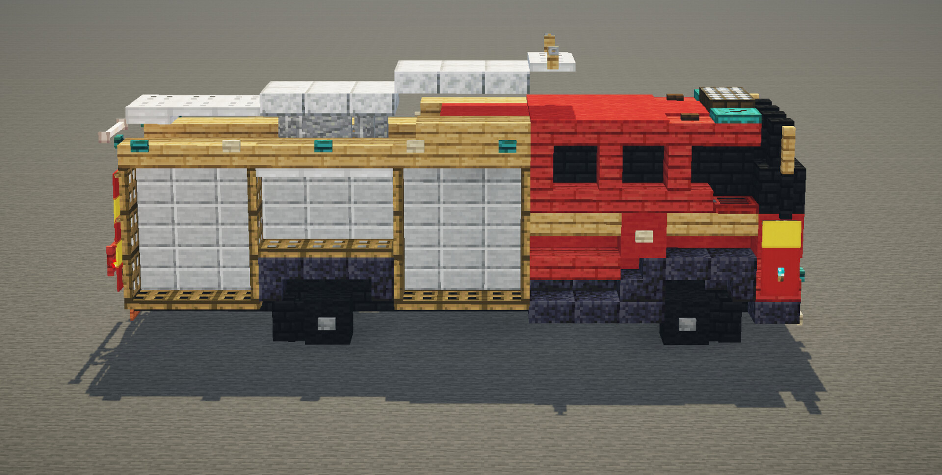London Fire Engine Minecraft Map