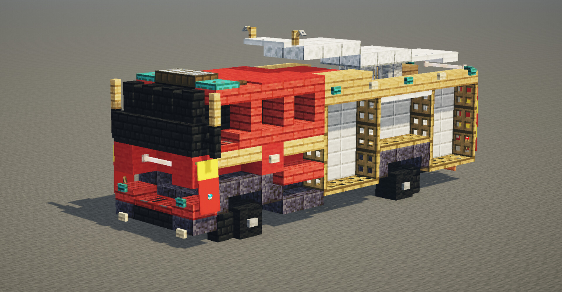 London Fire Engine Minecraft Map