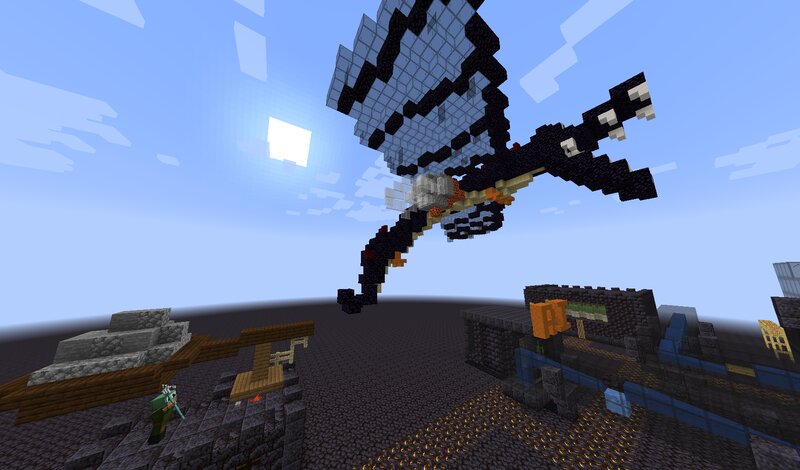 The Void Temple / base Minecraft Map