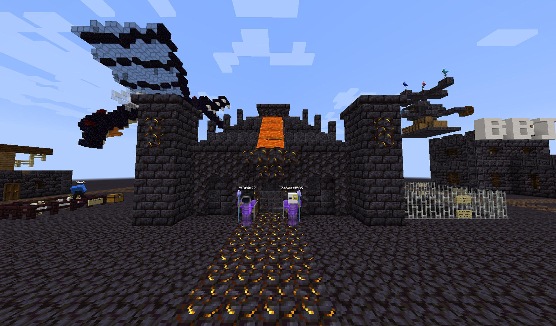 The Void Temple / base Minecraft Map