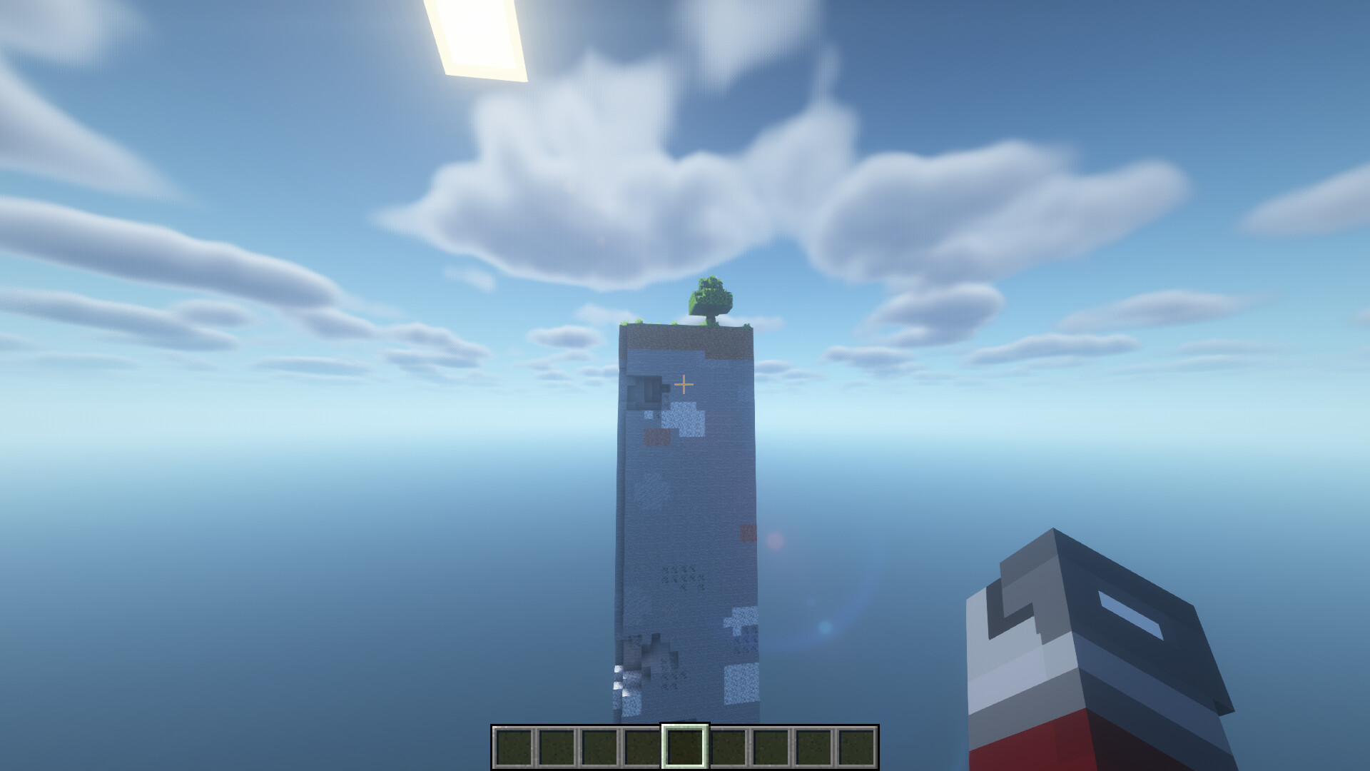 one chunk challenge Minecraft Map