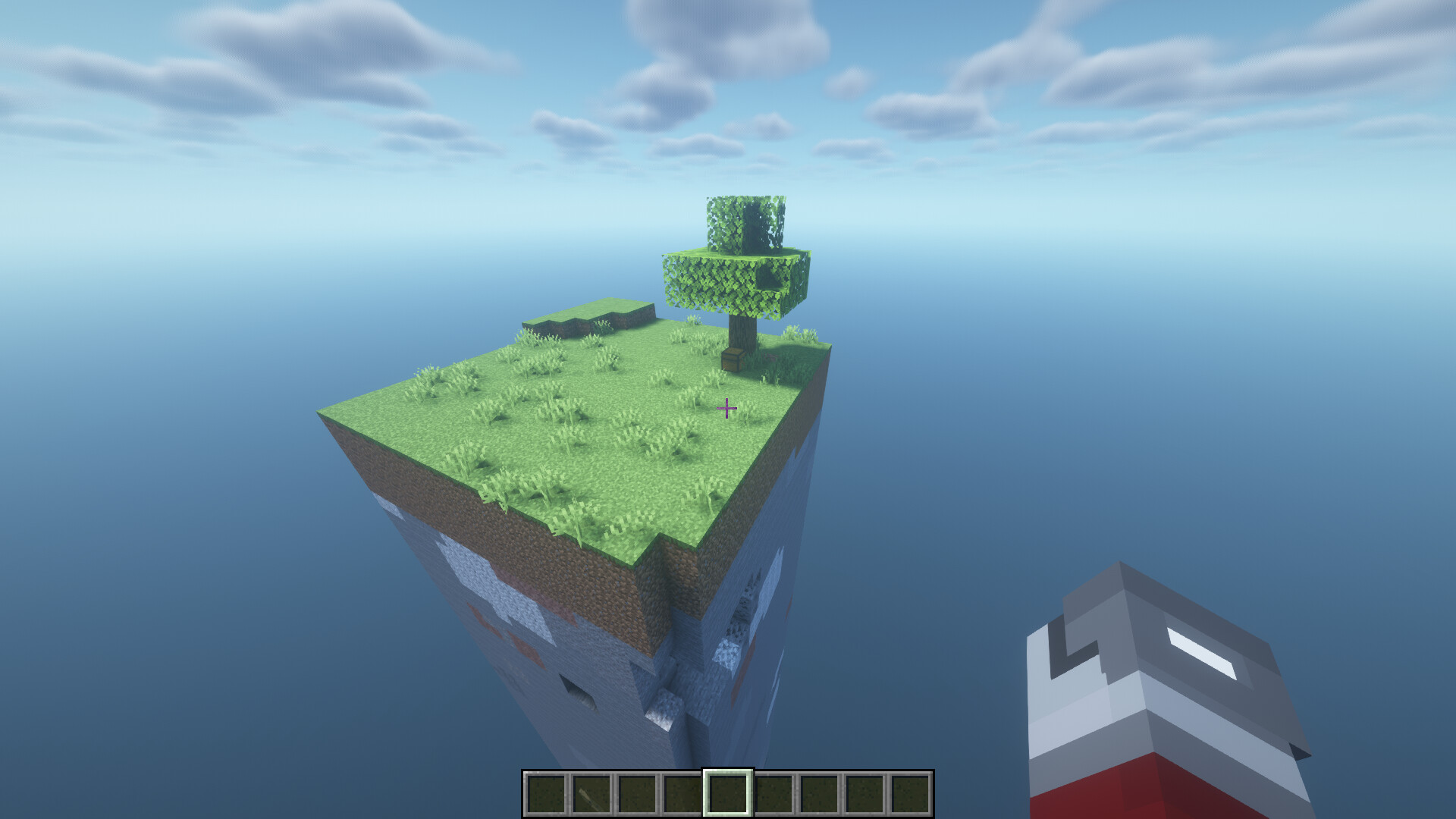 one chunk challenge Minecraft Map