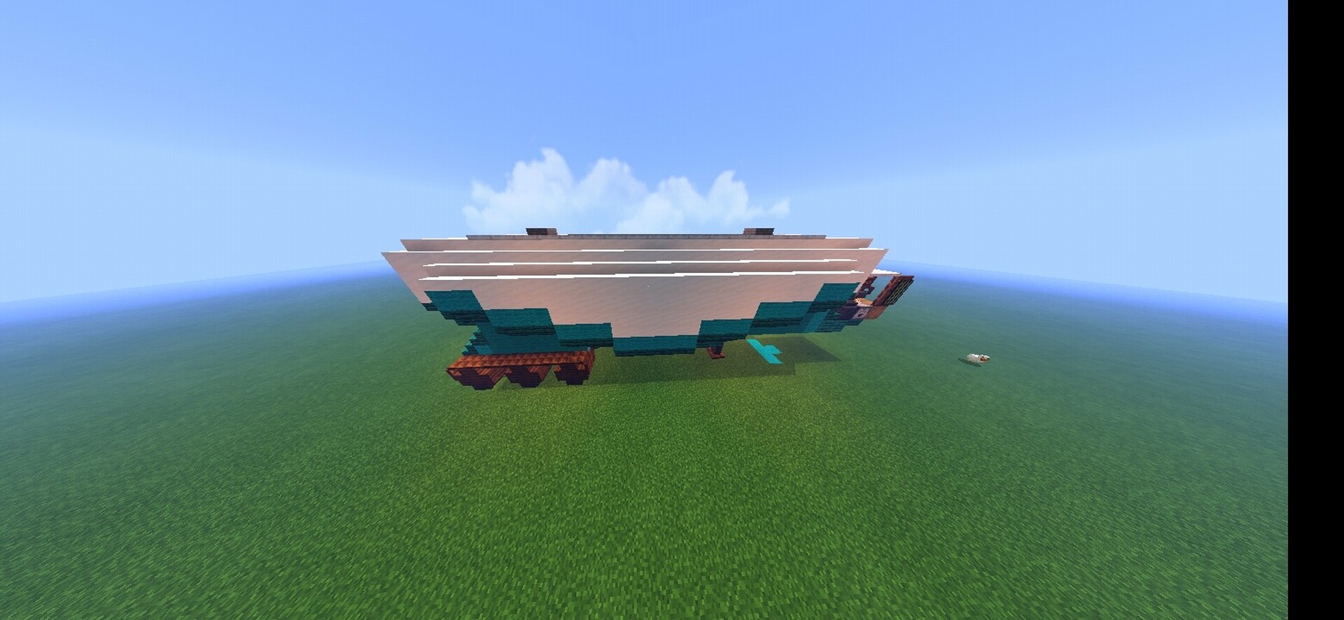 V-shape Bulk pneumatic trailer V5 Minecraft Map