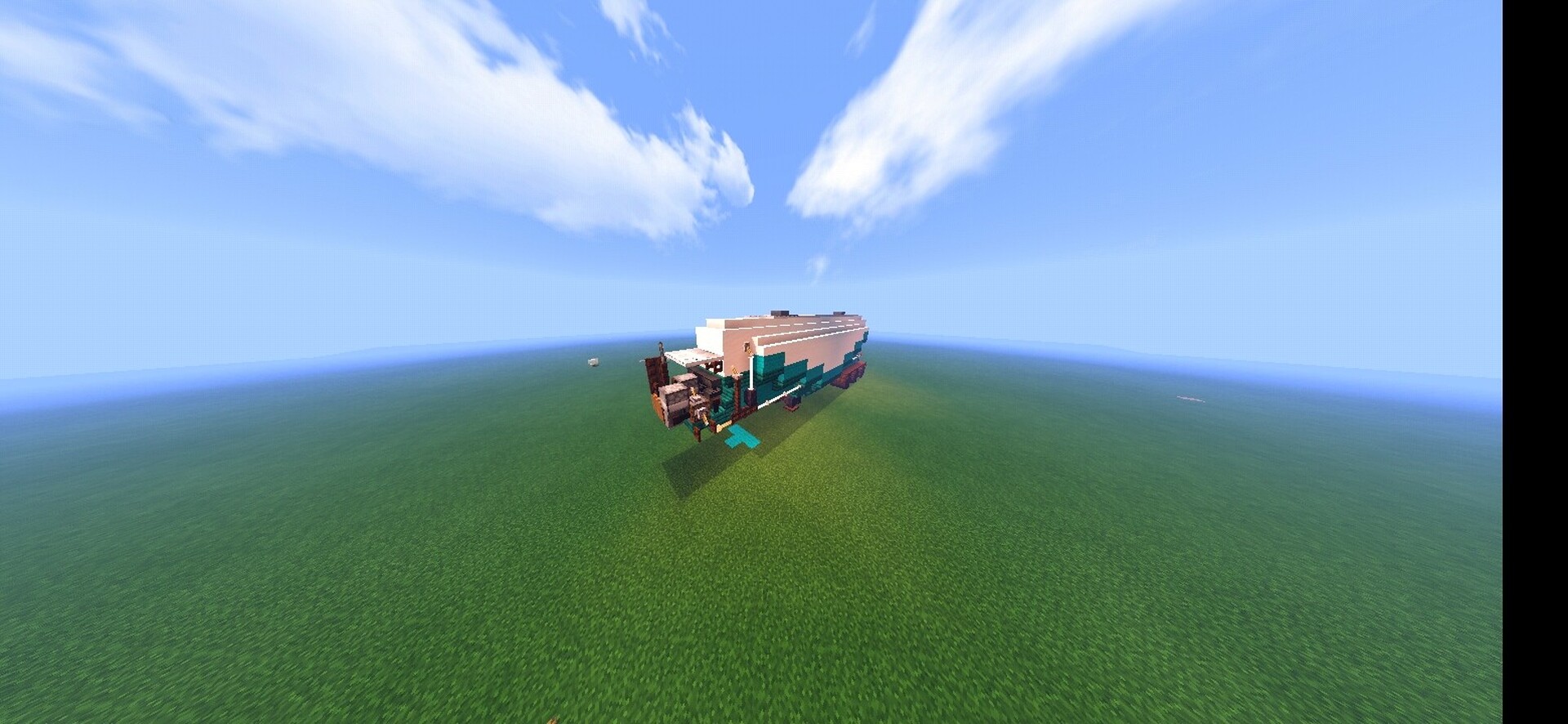 V-shape Bulk pneumatic trailer V5 Minecraft Map