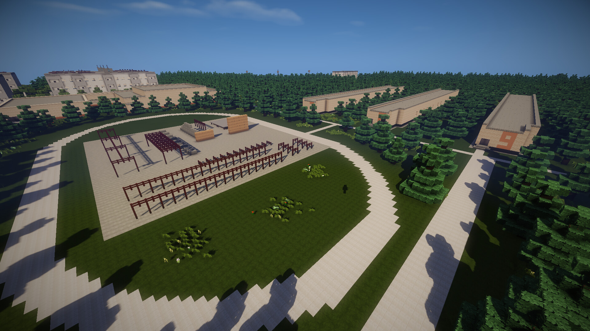 Советская военная база / Soviet Military Base Minecraft Map