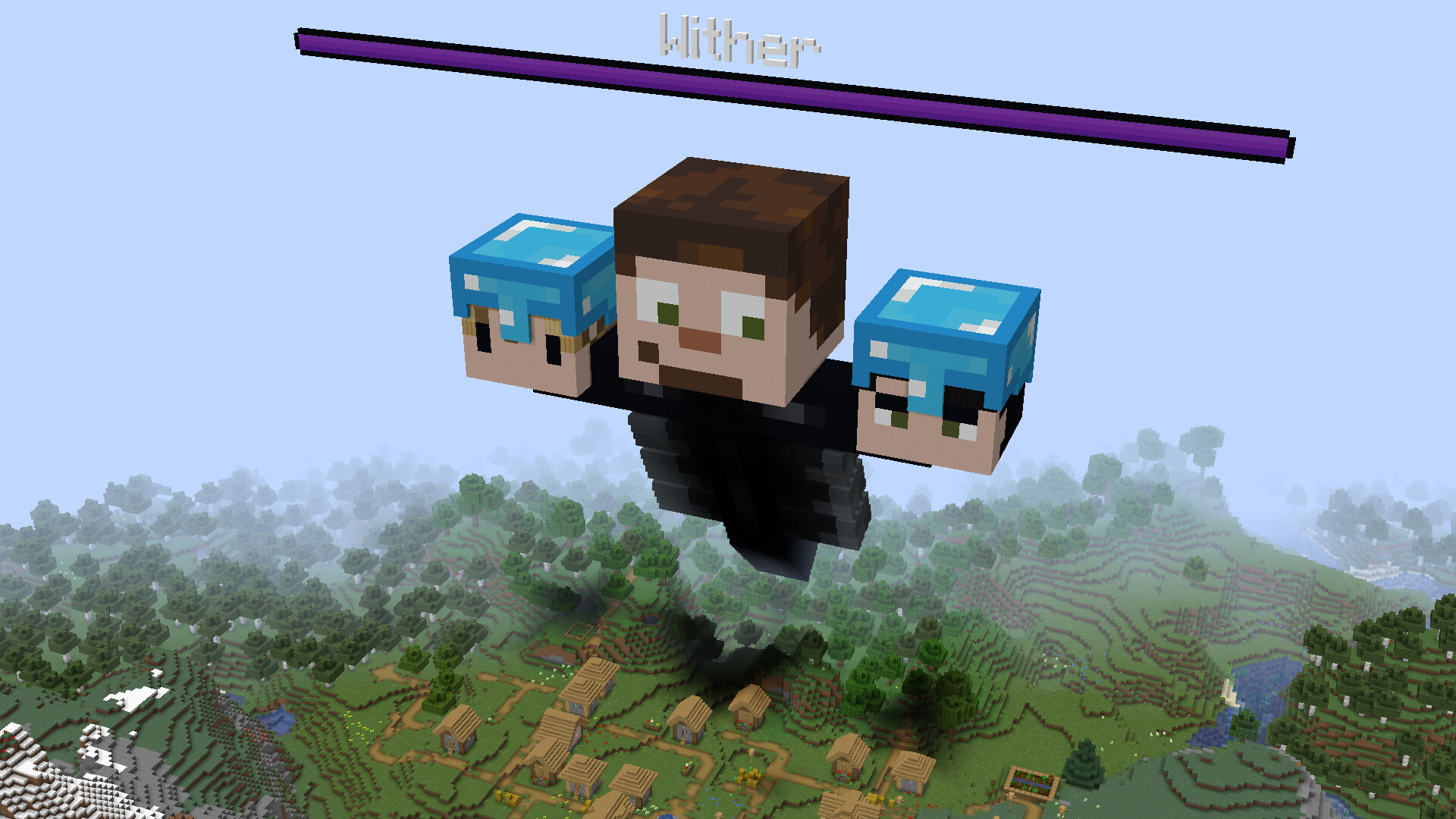 Hermit Wither Mob Statue Minecraft Map