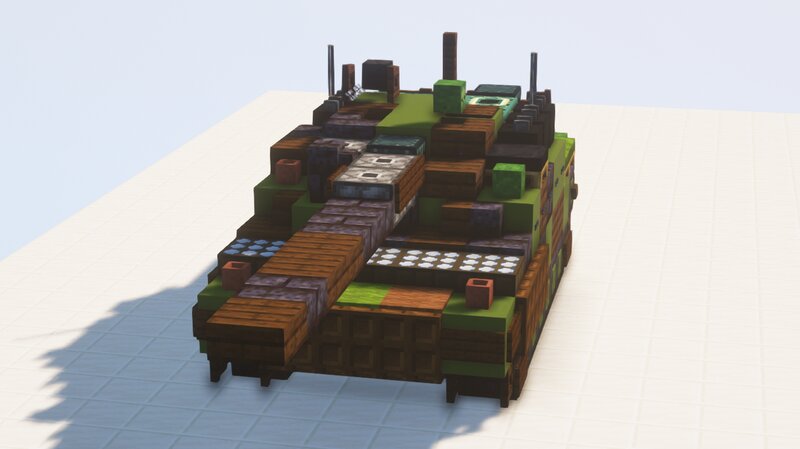 AMX 56 Leclerc Main Battle Tank - 1.5:1 scale (Download) Minecraft Map