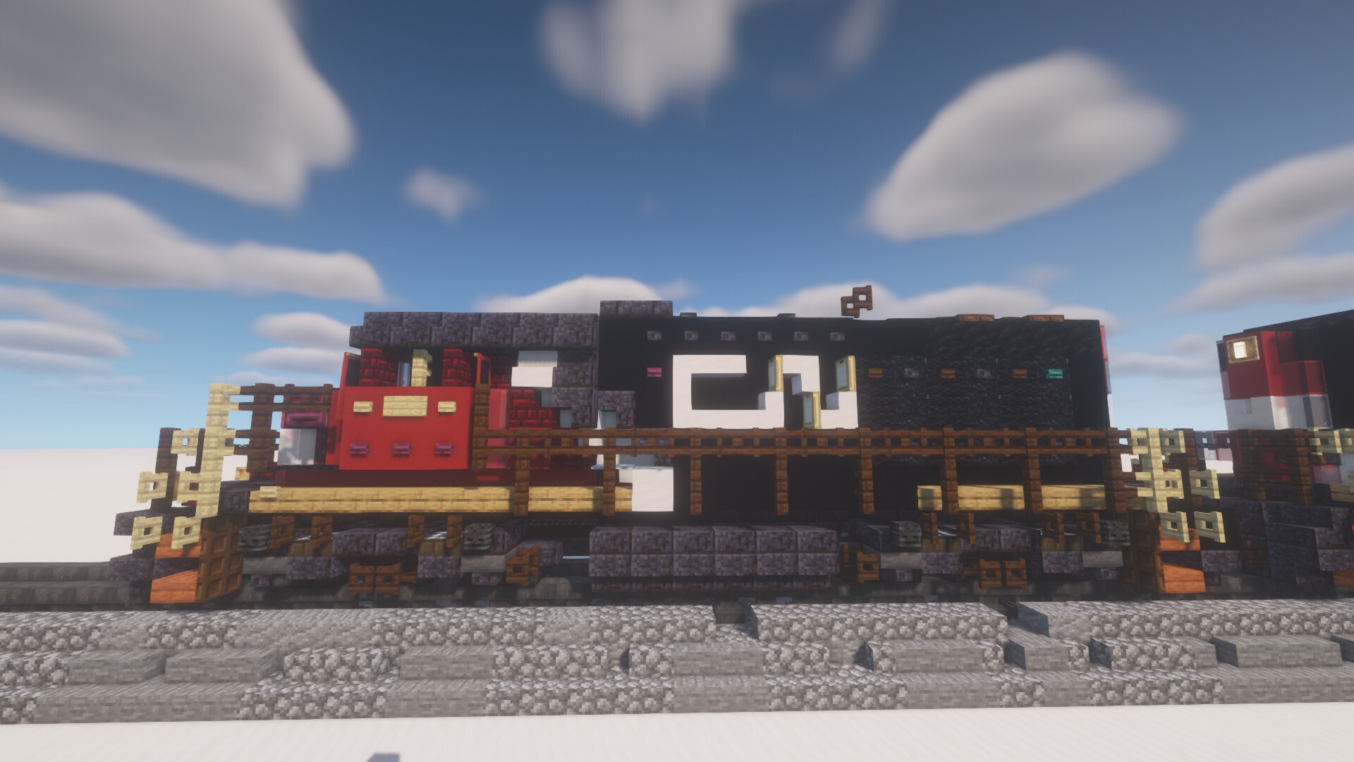 CN Locomotives GP38-2 and GP9RM Minecraft Map