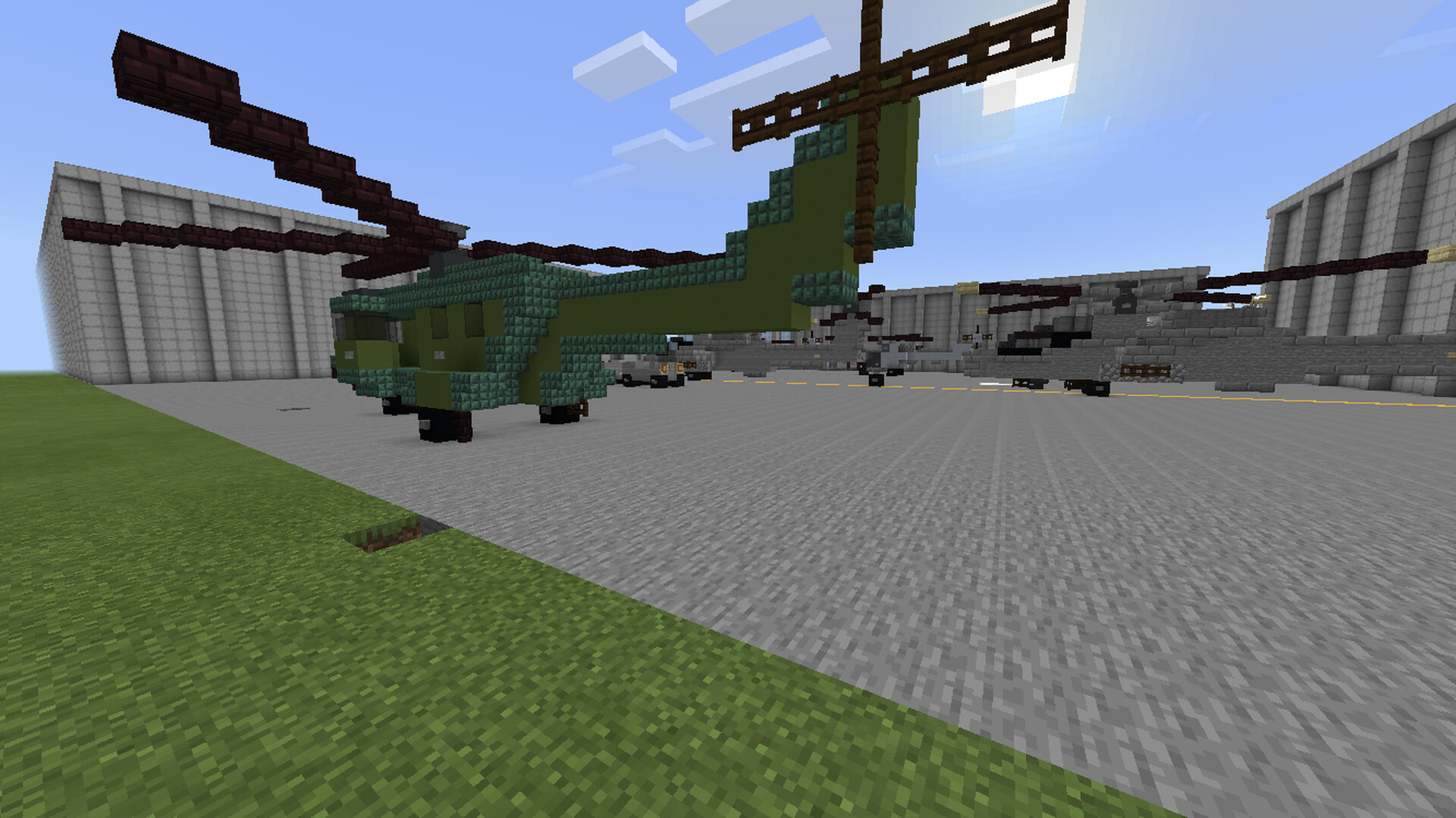 Aérospatiale SA 330 Puma Helicopter Minecraft Map
