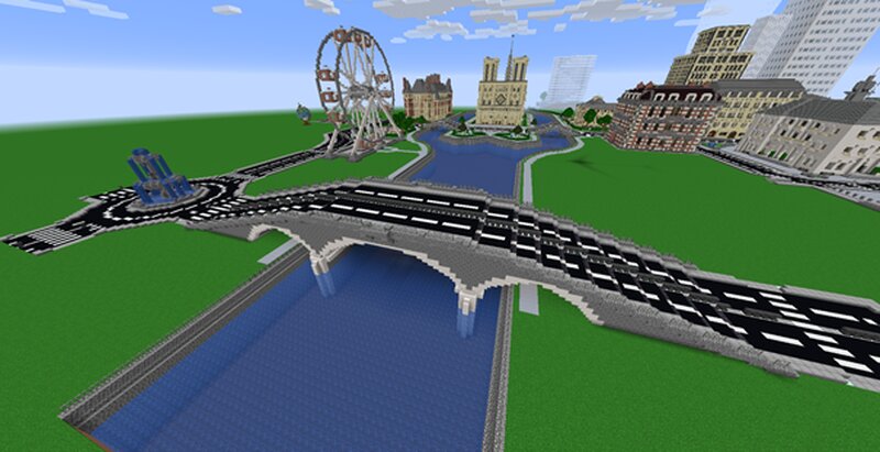 Arch Bridge / Pont à arches Minecraft Map