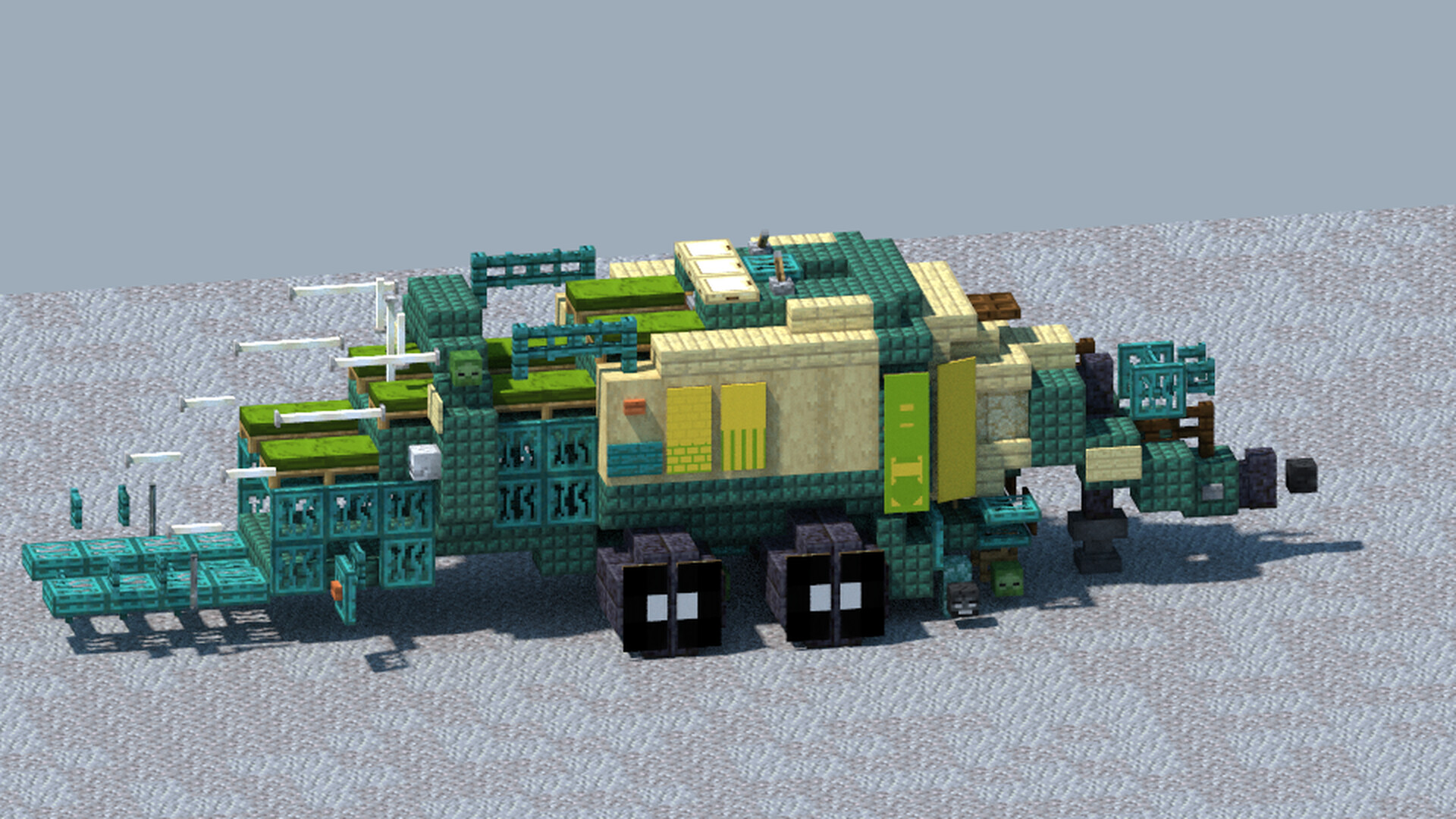 Krone Big Pack 1290 HDP, Large Square Baler [With Download] Minecraft Map