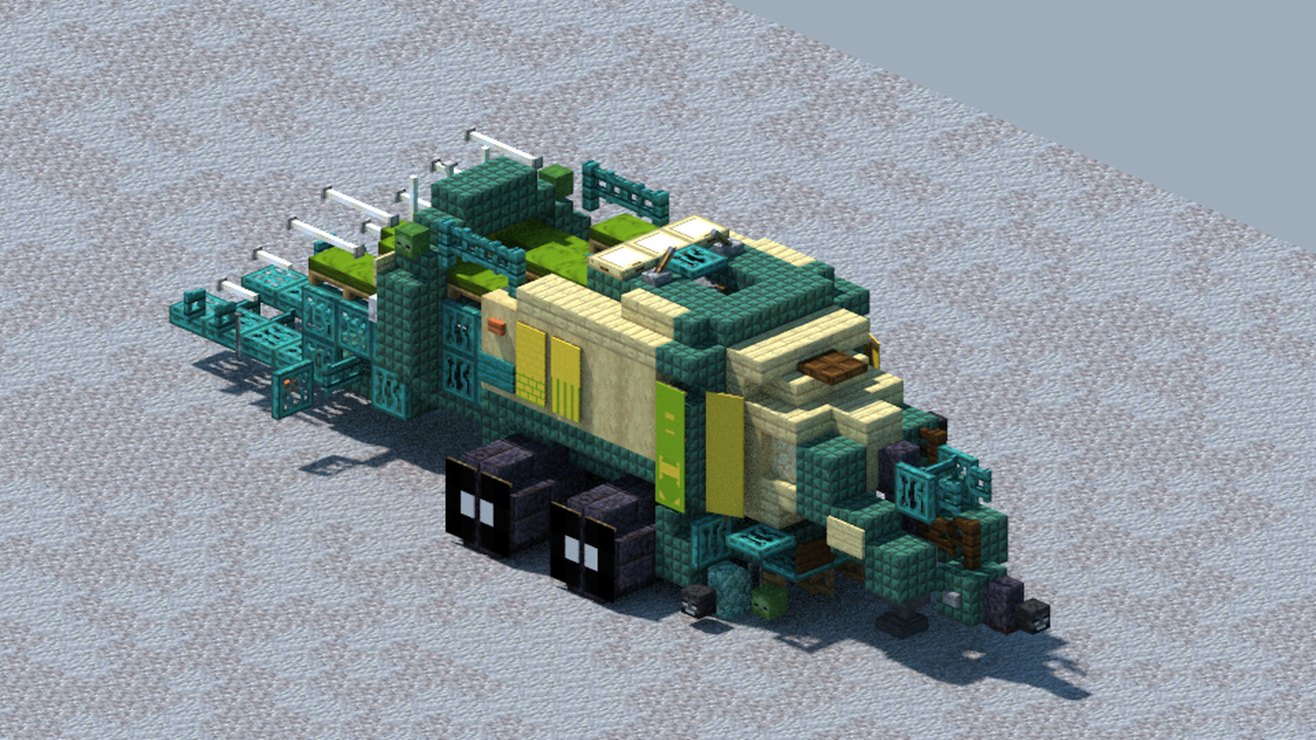 Krone Big Pack 1290 HDP, Large Square Baler [With Download] Minecraft Map