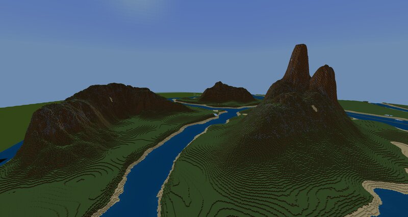 Mountain Terrain Minecraft Map