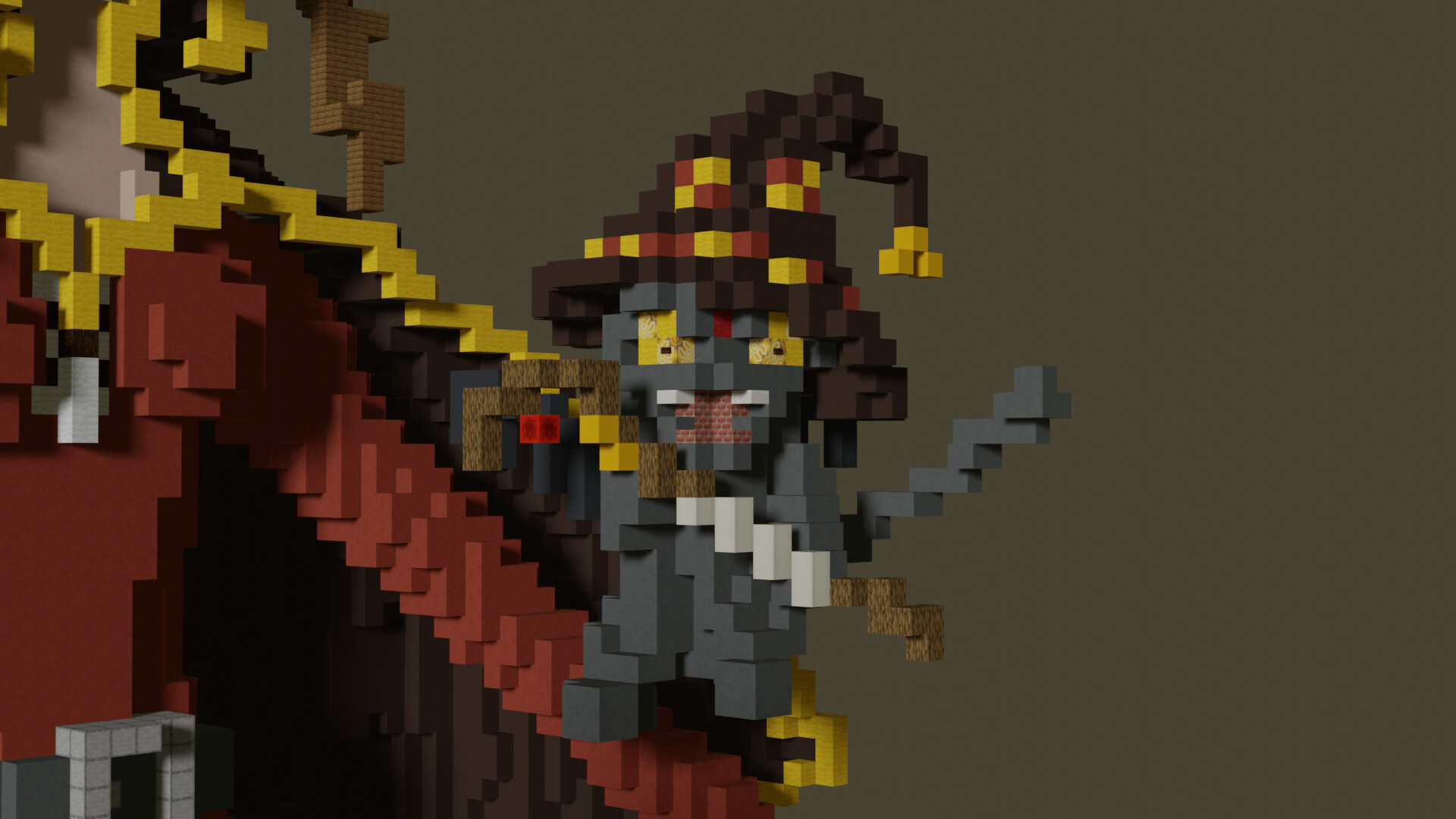 [KonoSuba] Megumin and Chomusuke - organic [1.16] Minecraft Map