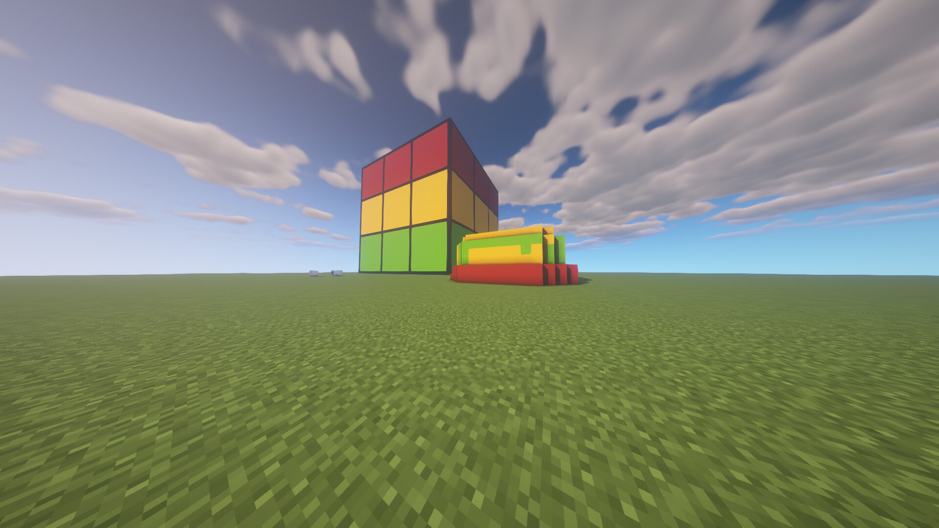 Rubik's cube parkour 2 Minecraft Map