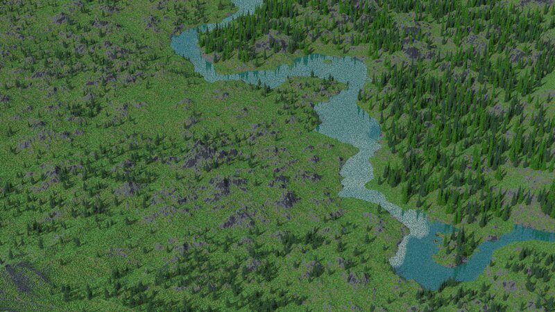Forests - 2.5k by 2.5k Minecraft Map