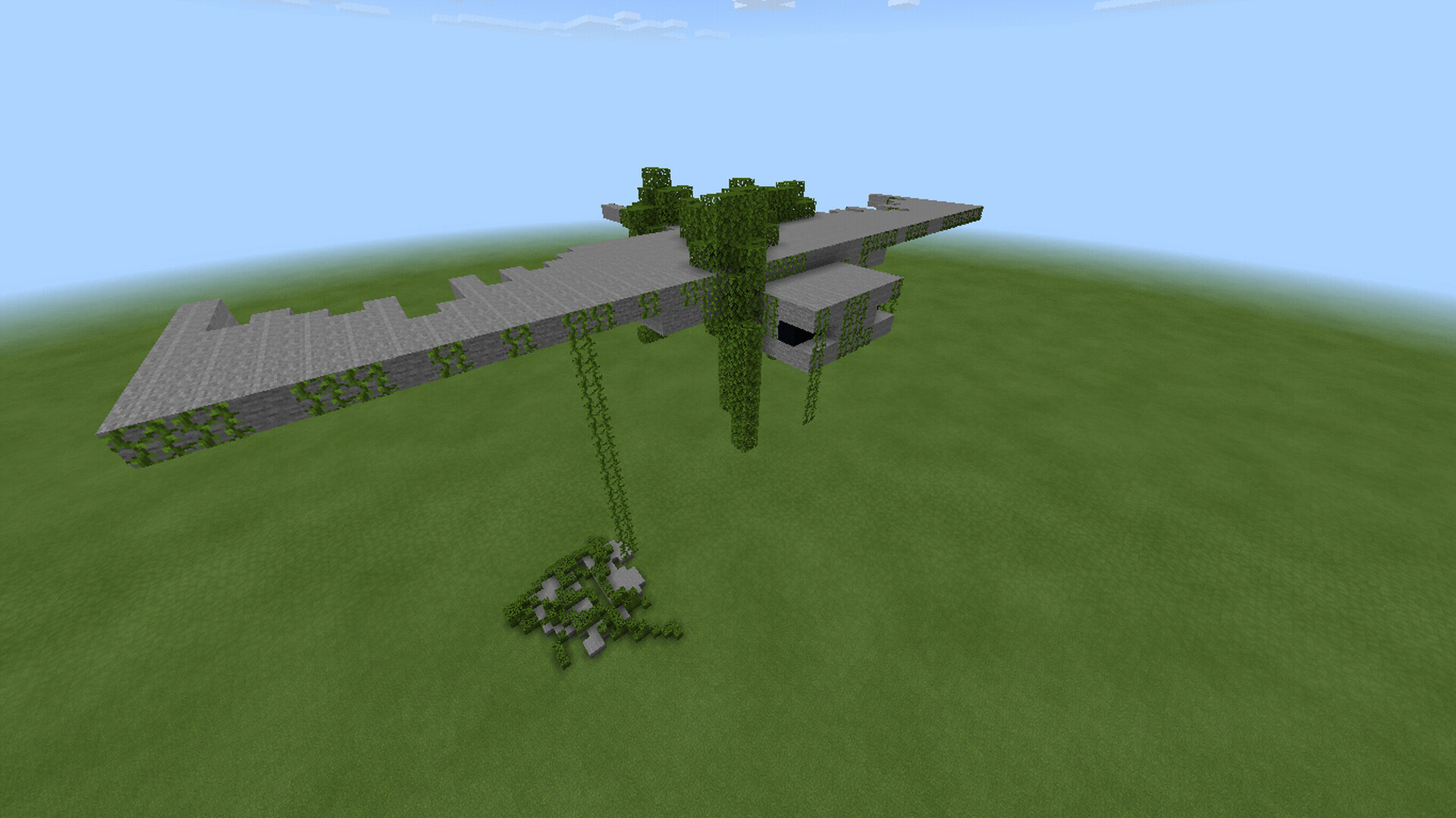 Phantom Statue (With Broken Elytra Pixel Art) Minecraft Map