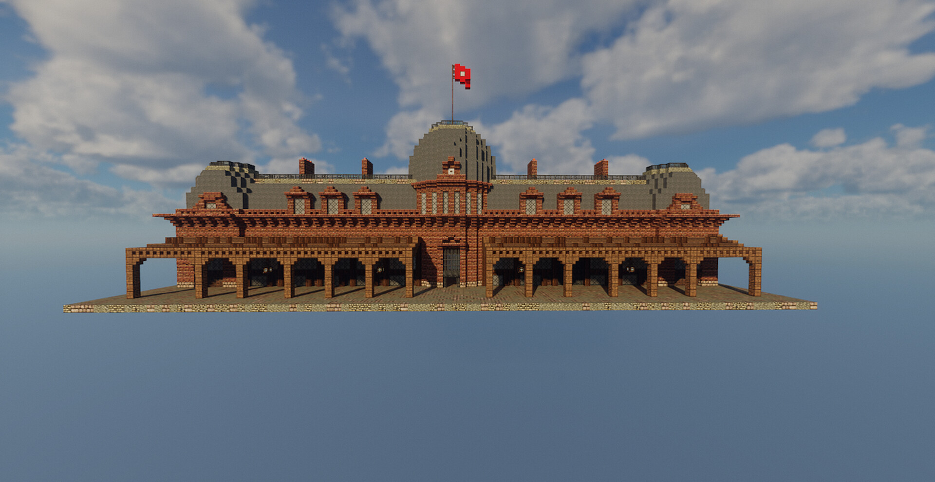 British Train Station Minecraft Map