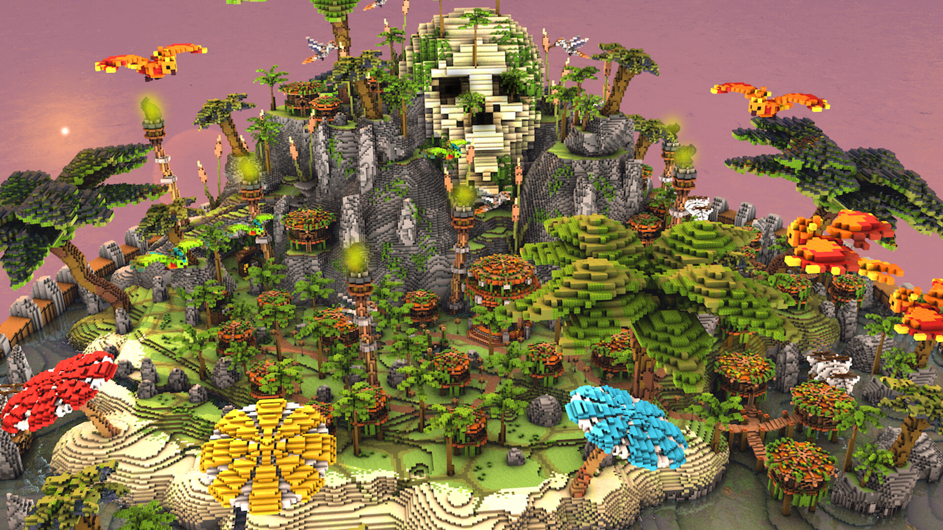 Tropical Island | Lobby | Hub | 1.8 - 1.17 Minecraft Map