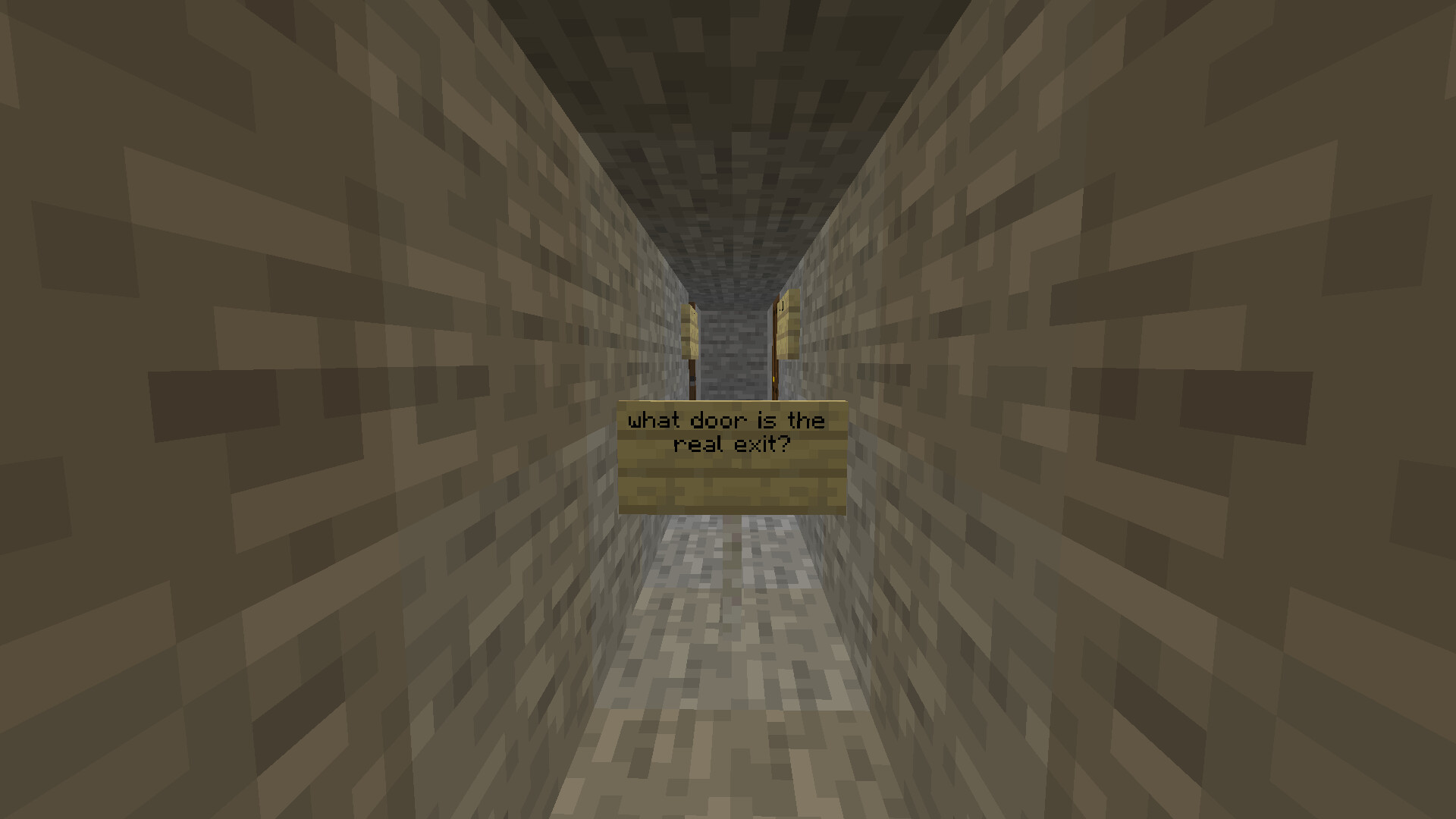 Nyctophobia: can you escape? Minecraft Map