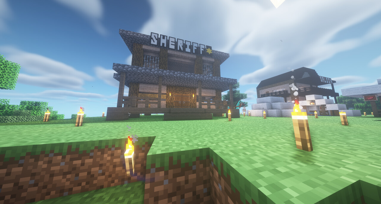 Milens Red Dead Redemption western town Minecraft Map