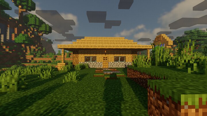 My first house build Minecraft Map