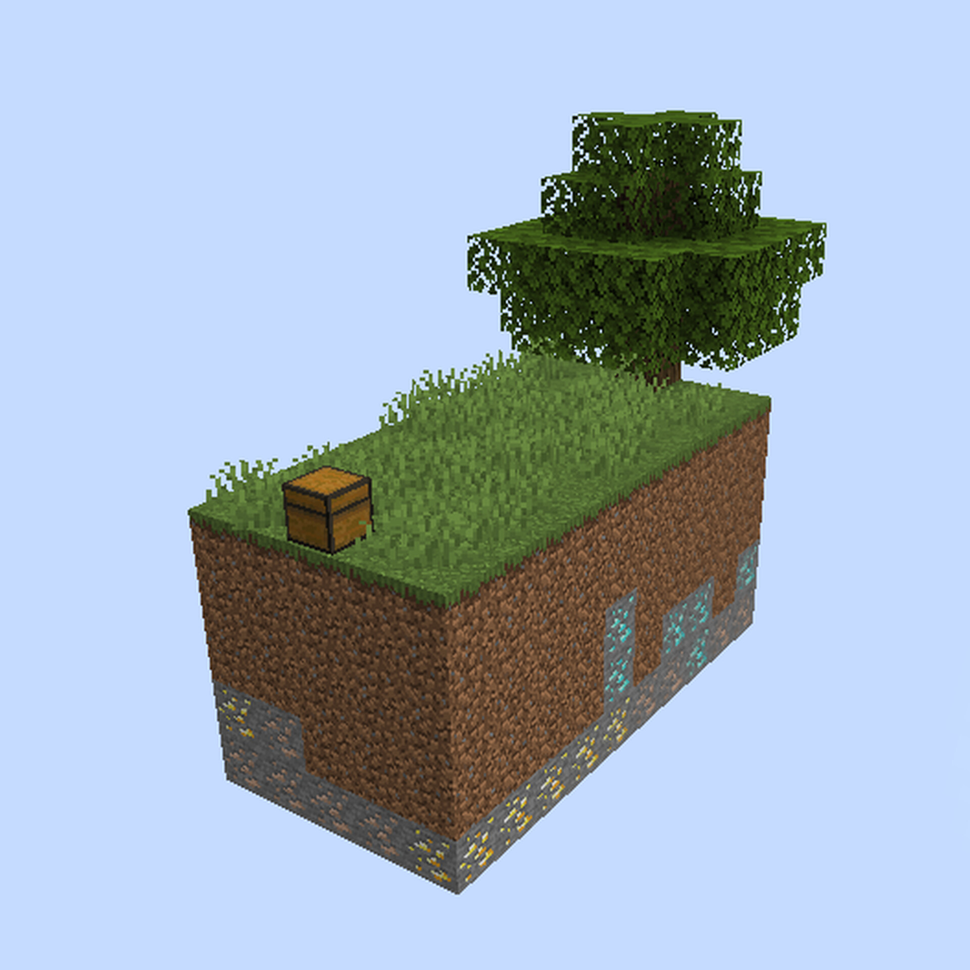 Overworld Skyblock Minecraft Map