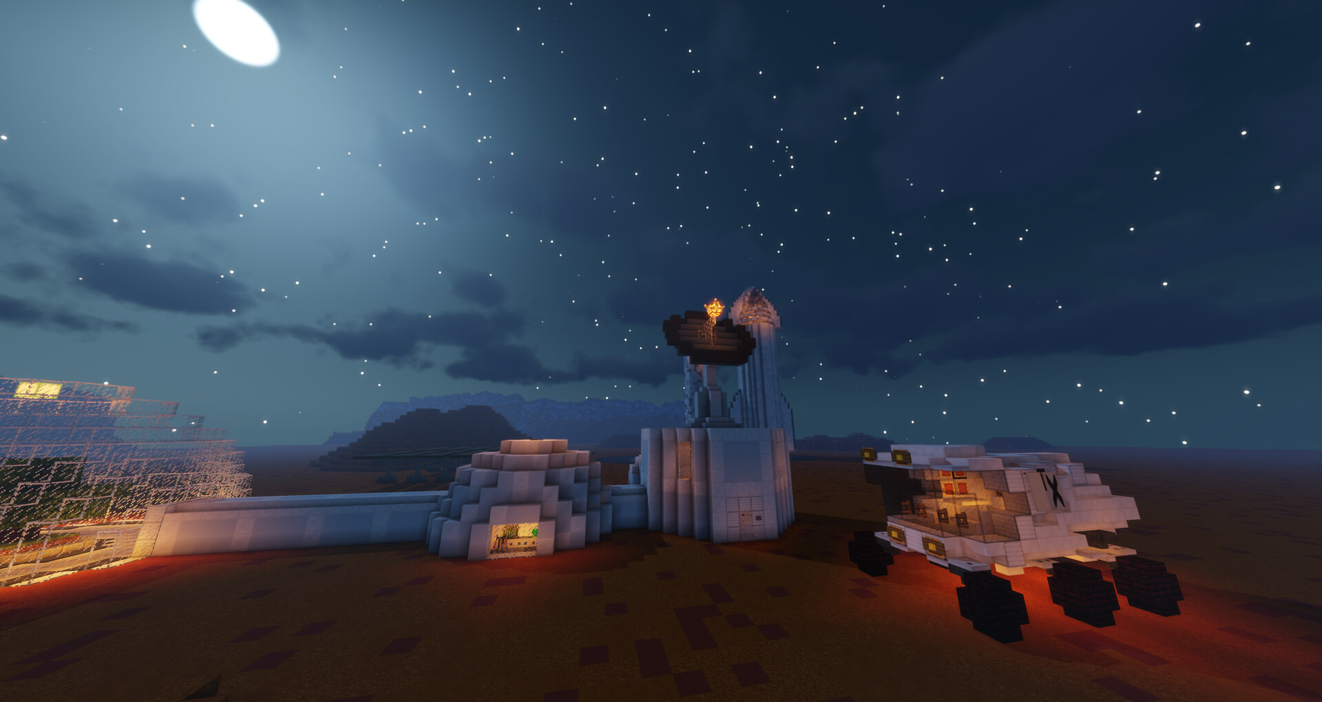 Mars Colony By SpaceX - Including Starship [BETA] Minecraft Map