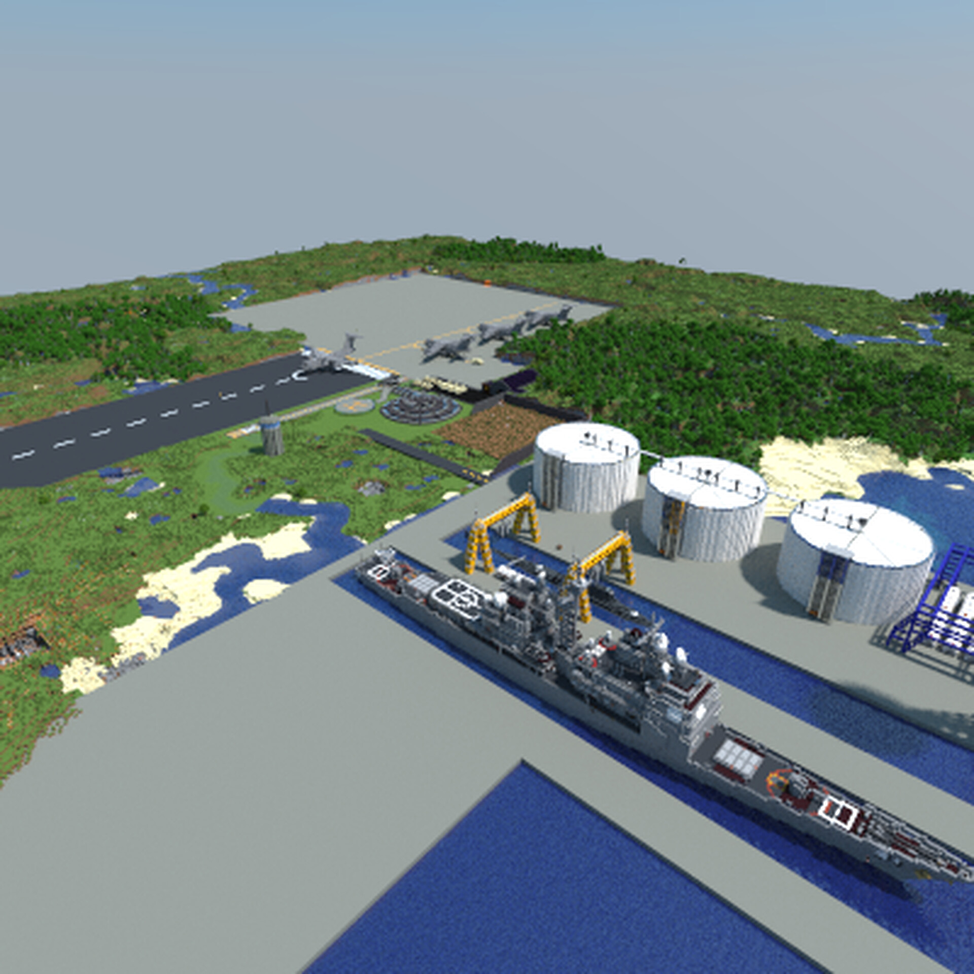 Alfa-1 Nuclear Redstone Bunker Minecraft Map