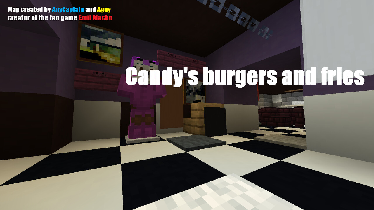 Candy's Burgers & Fries Minecraft Map