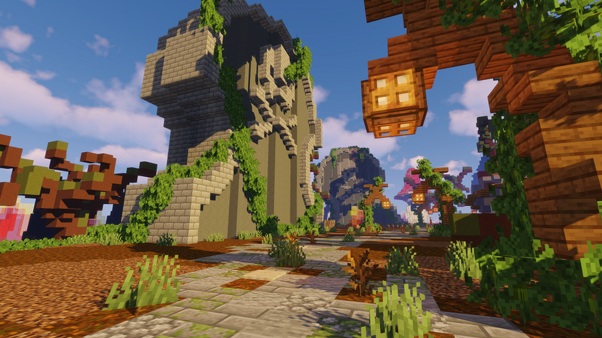 KitPvP •|• PvP Arena with Circle of Fire 200x200 Minecraft Map