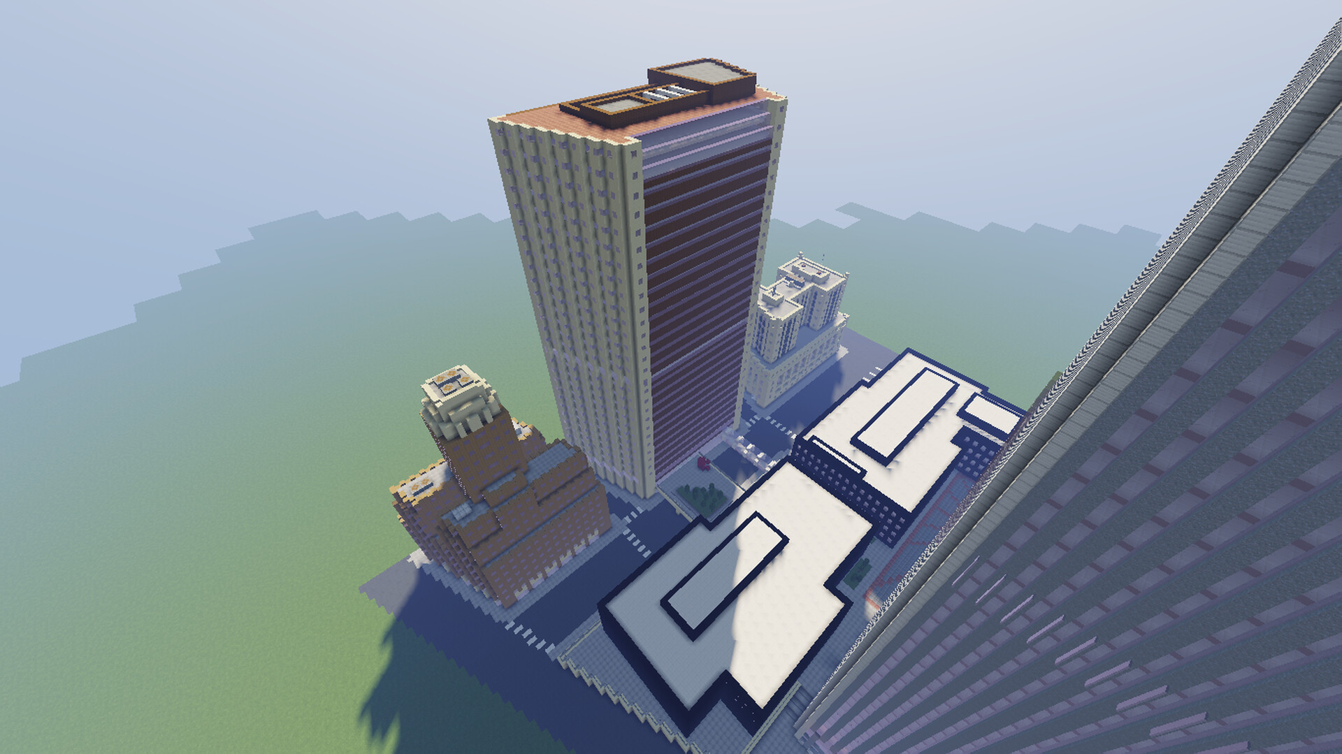 Original WTC (World Trade Center) 1973 - 2001 Minecraft Map