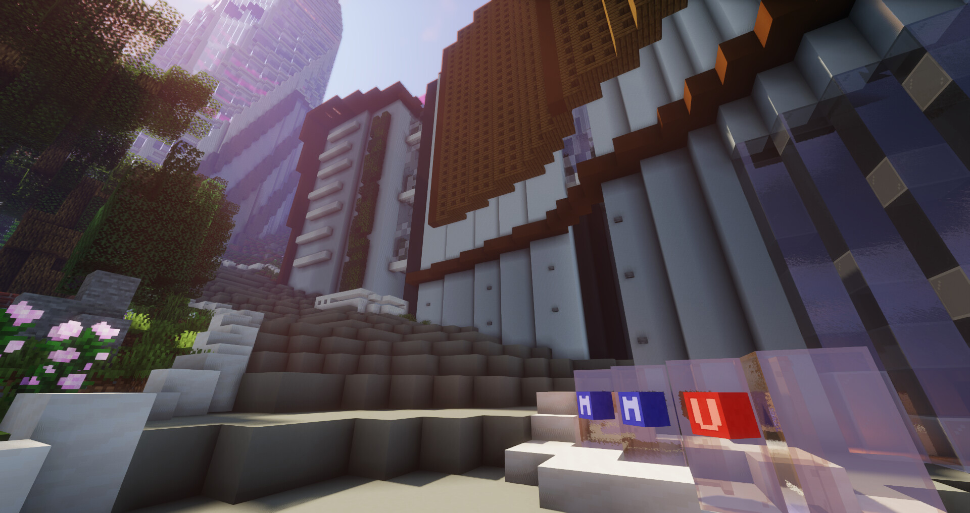 MMU Minecraft Competition -- Futuristic University Minecraft Map