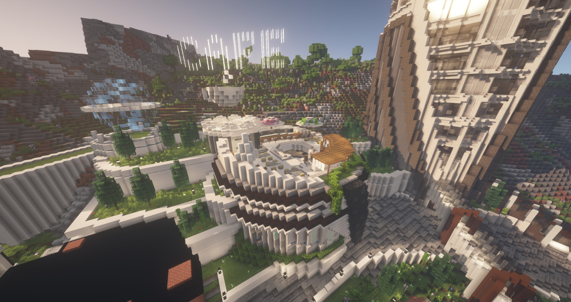 MMU Minecraft Competition -- Futuristic University Minecraft Map