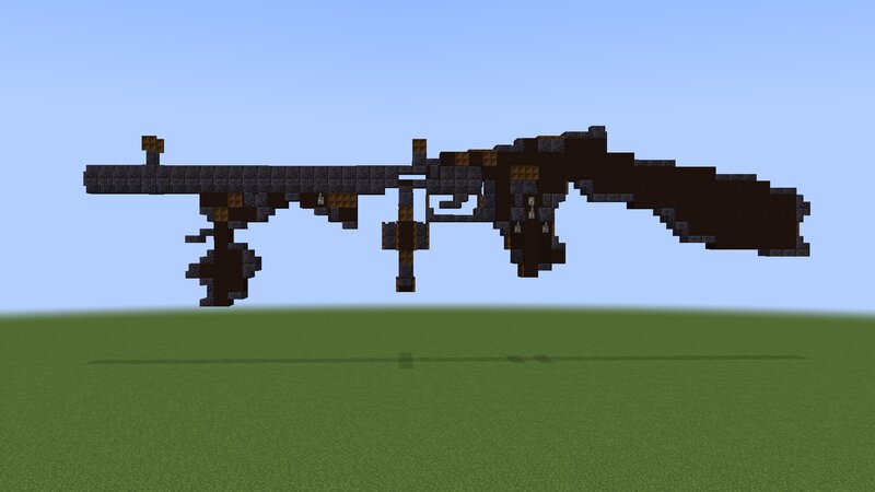 Thompson Sub Machine Gun Minecraft Replica Minecraft Map