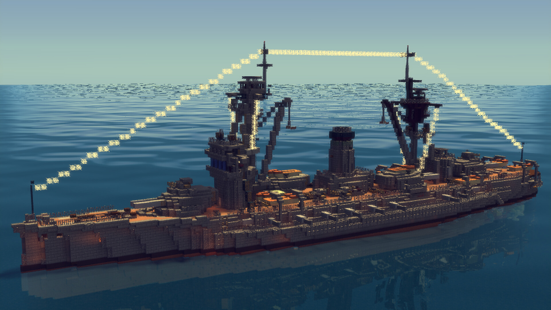 A Battle ship (Without Schematic file-Now yet) Minecraft Map