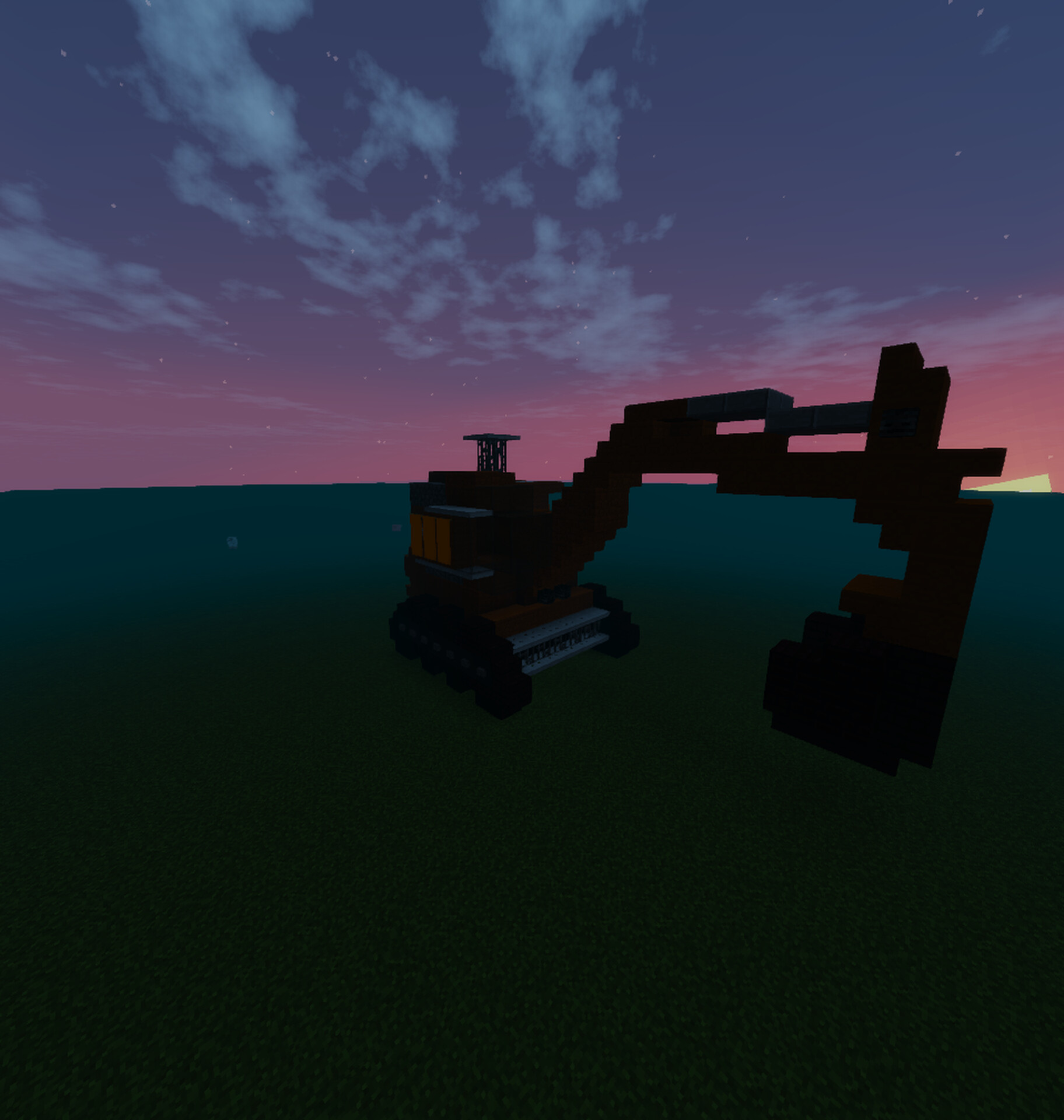 Large Industrial Crawler Excavator Schematic (1.12+) Minecraft Map