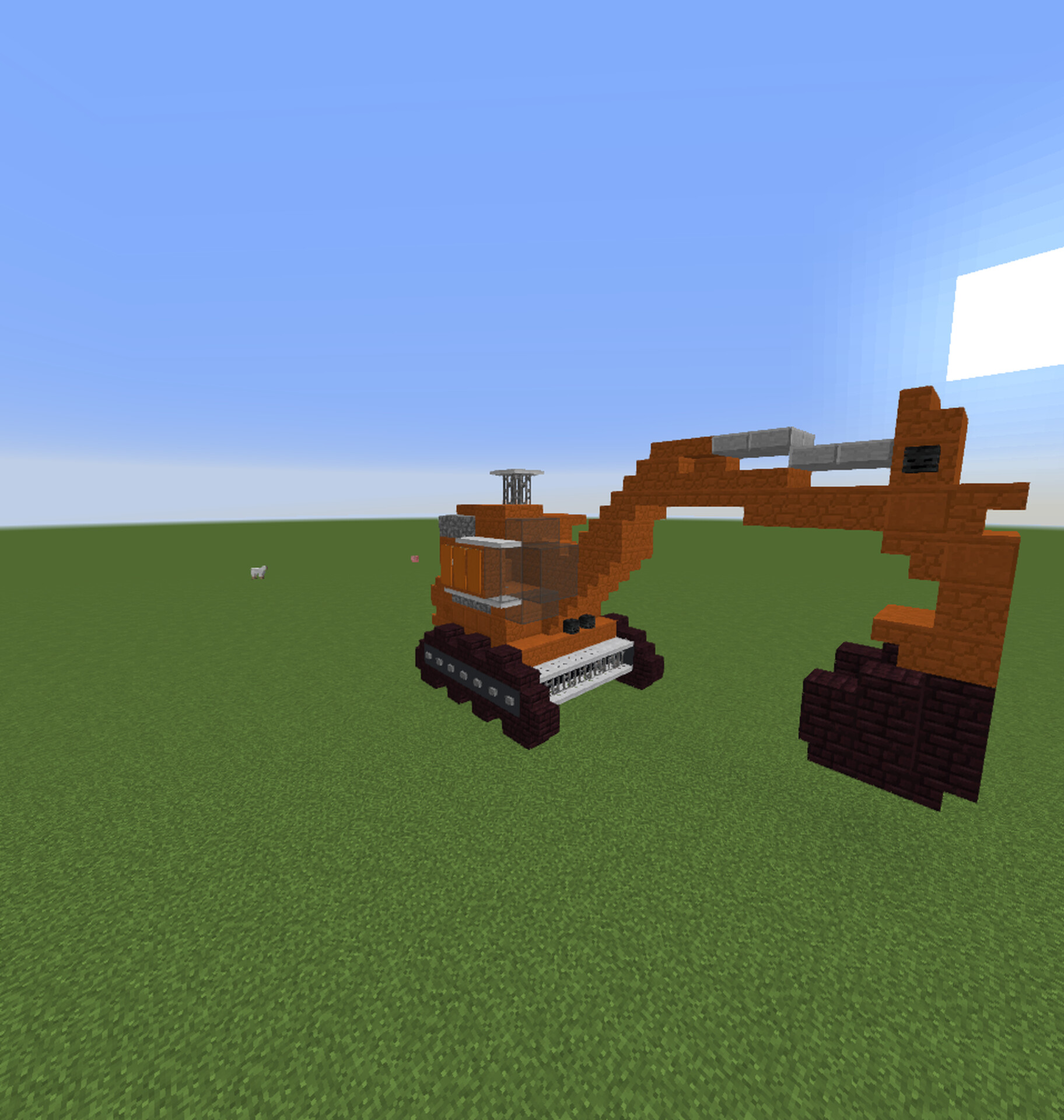 Large Industrial Crawler Excavator Schematic (1.12+) Minecraft Map