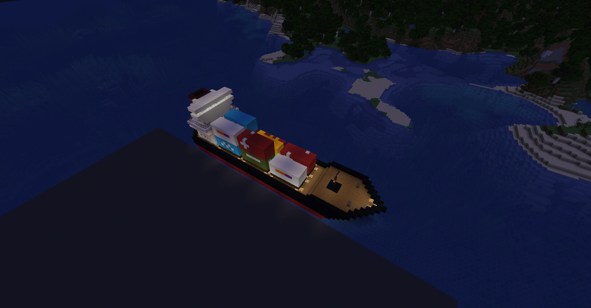 cargo ship Minecraft Map
