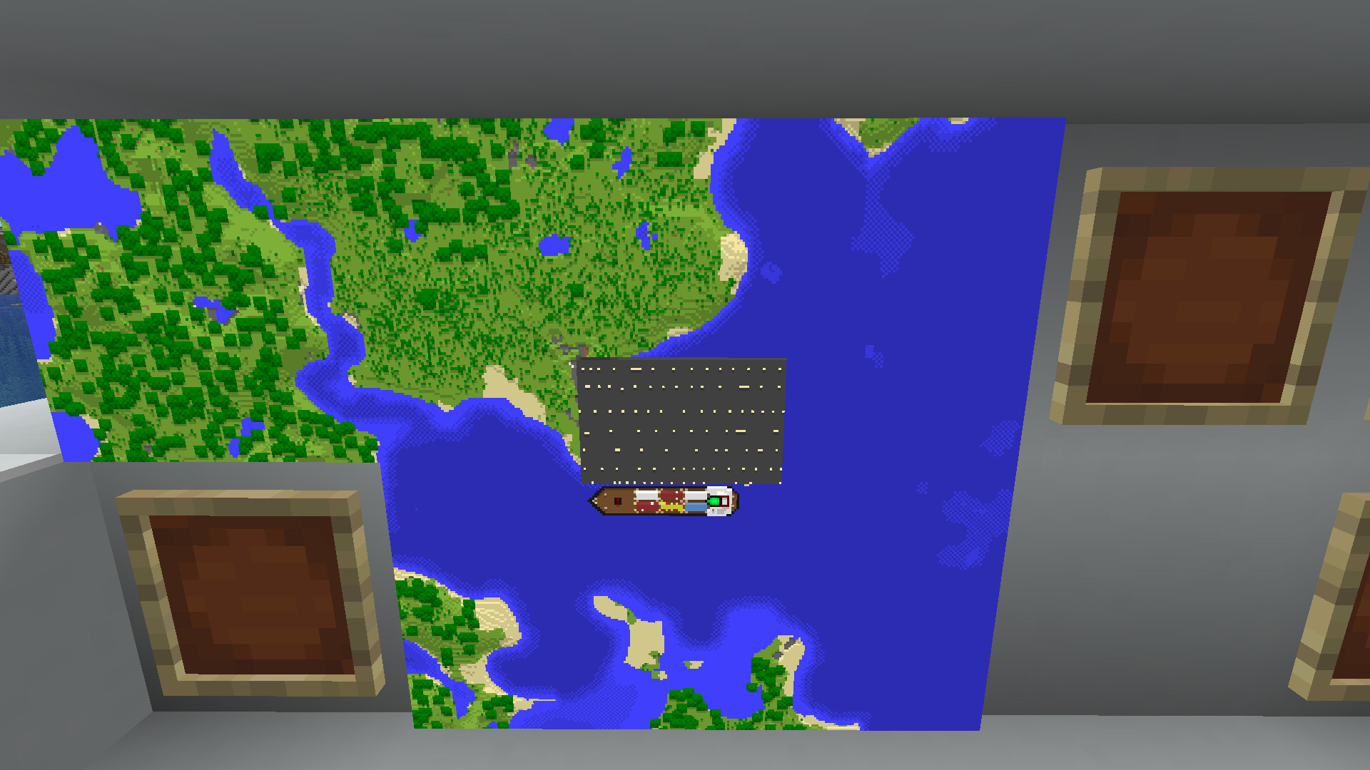 cargo ship Minecraft Map