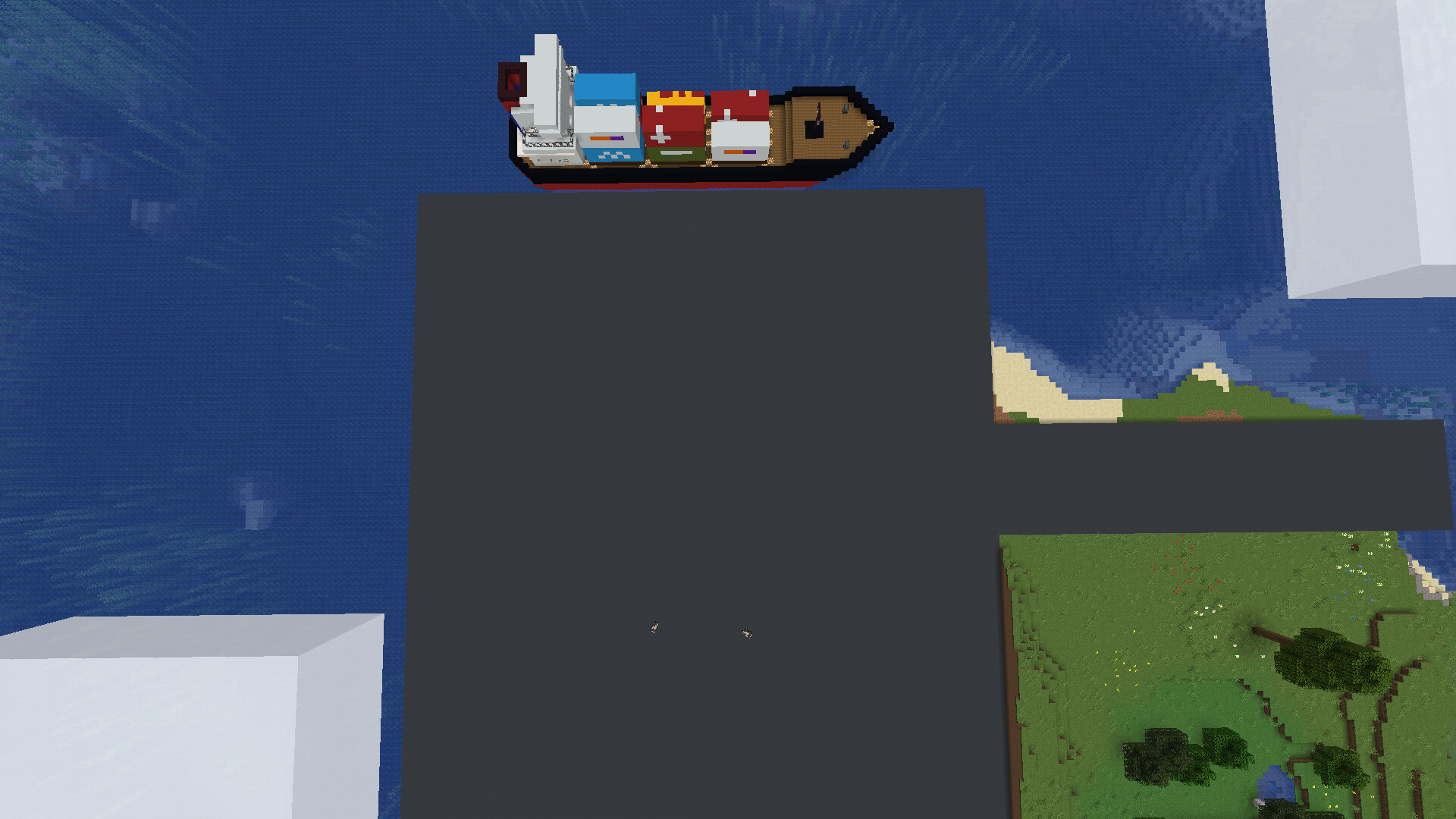 cargo ship Minecraft Map