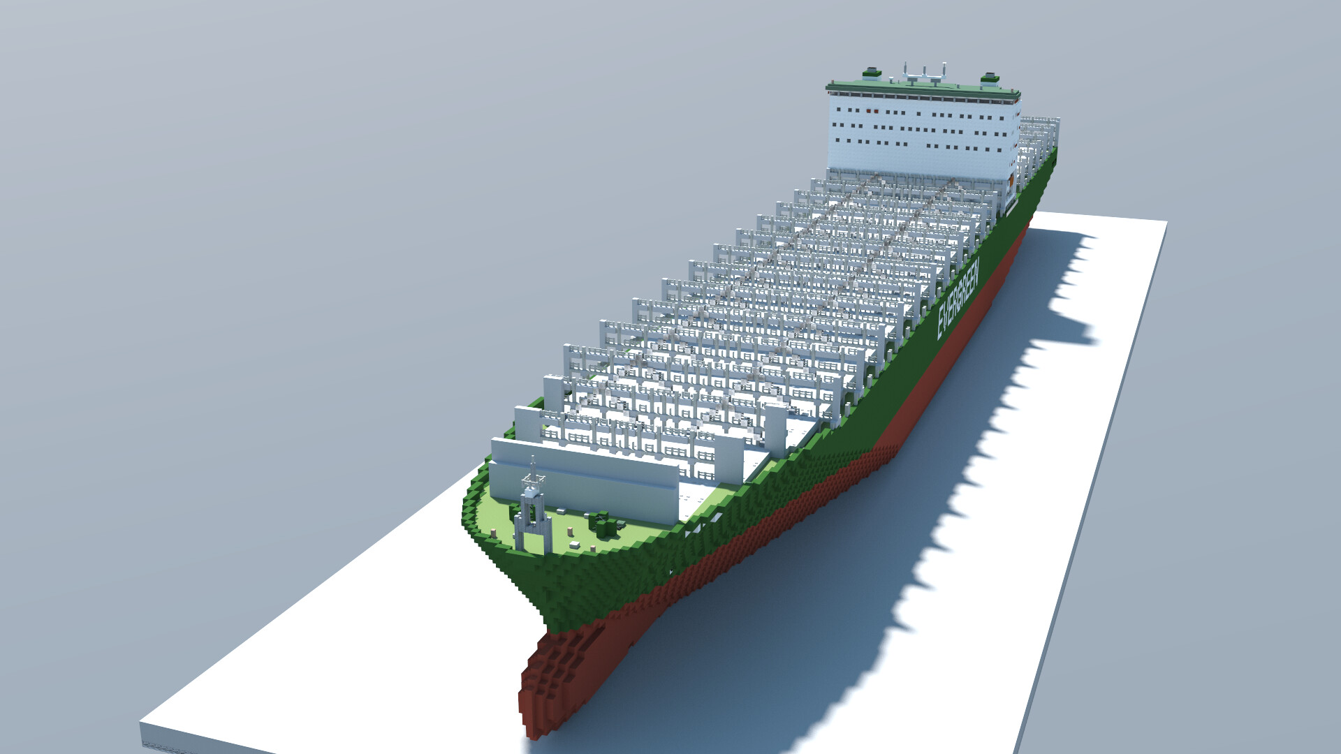 Ever Lasting (1:1 Scale Container Ship) Minecraft Map