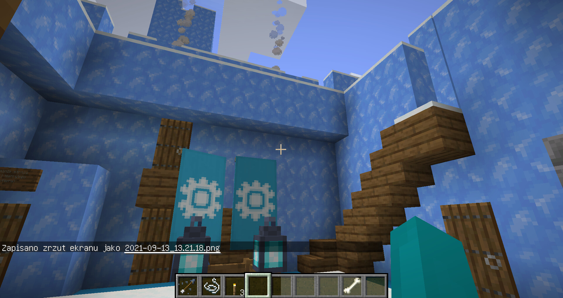 Zamek z lodu: mapa na pvp po polsku Minecraft Map