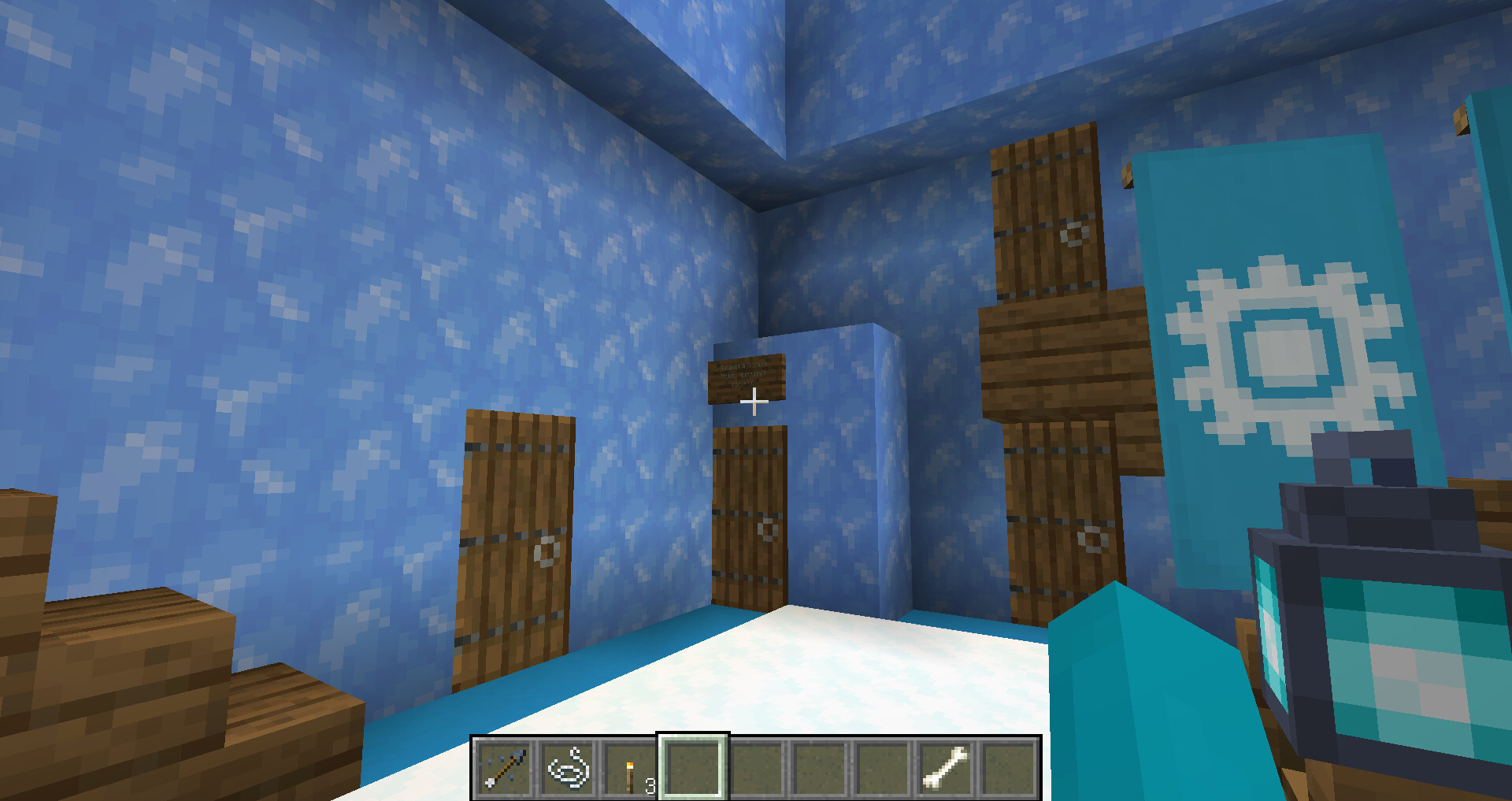 Zamek z lodu: mapa na pvp po polsku Minecraft Map