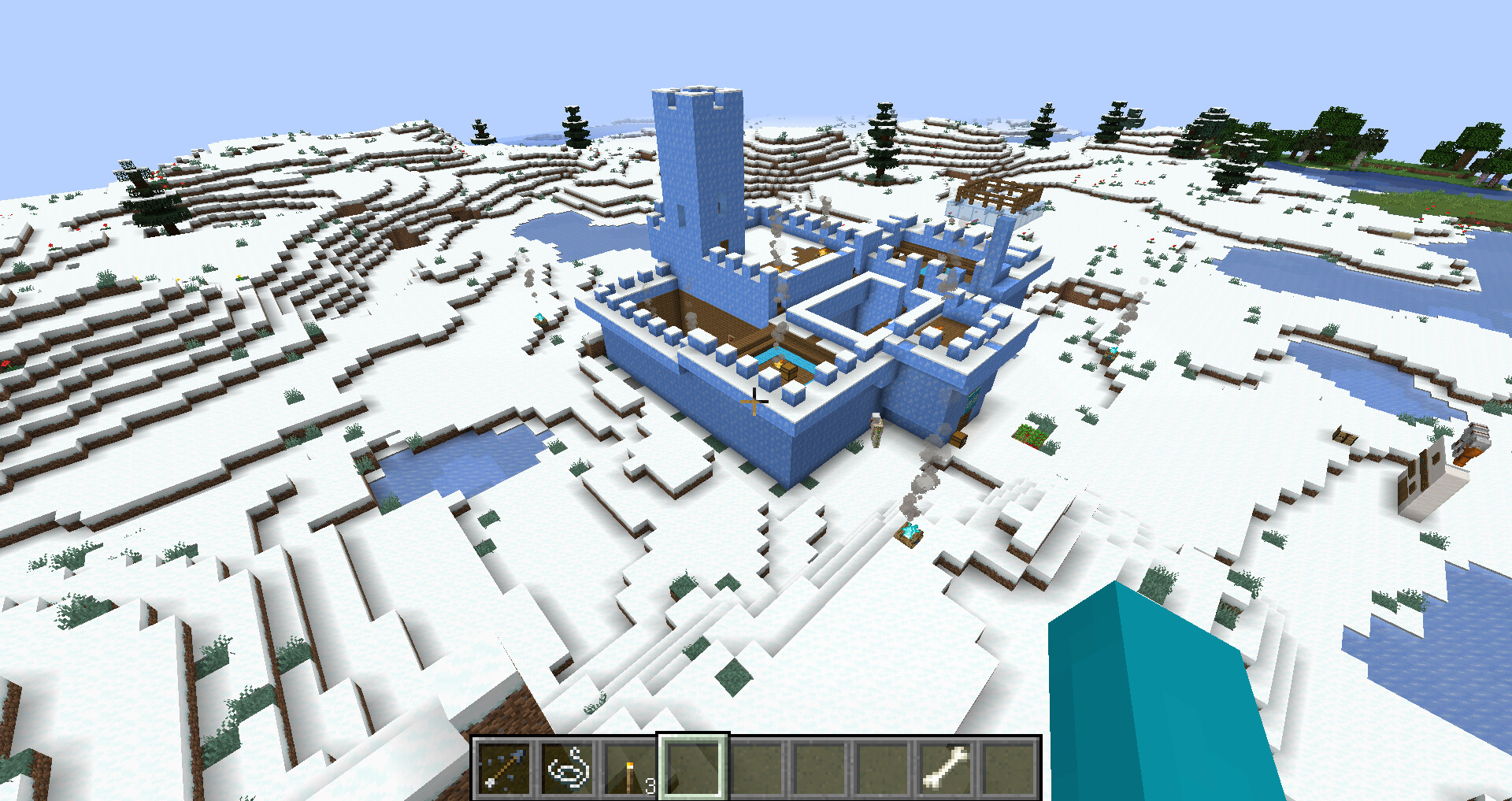 Zamek z lodu: mapa na pvp po polsku Minecraft Map