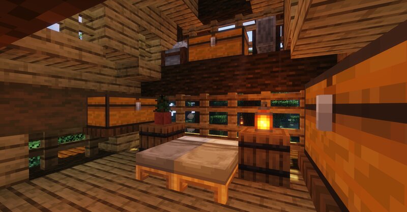 Medieval forest house Minecraft Map