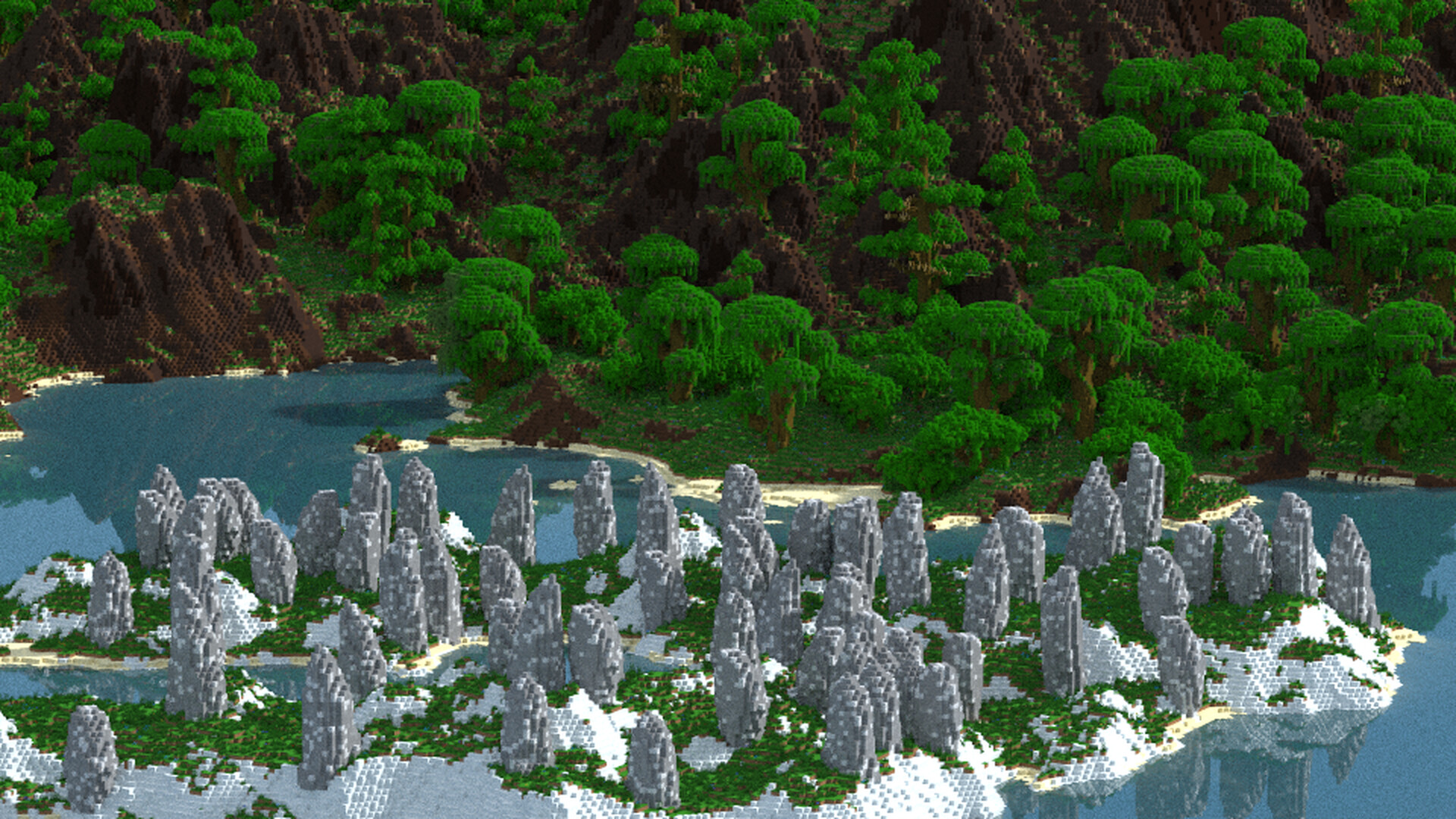 Tropical Lands - 1.5k by 1.5k Minecraft Map